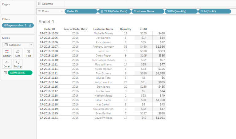 How to Create Table Pagination in Tableau – Data Viz Canvas